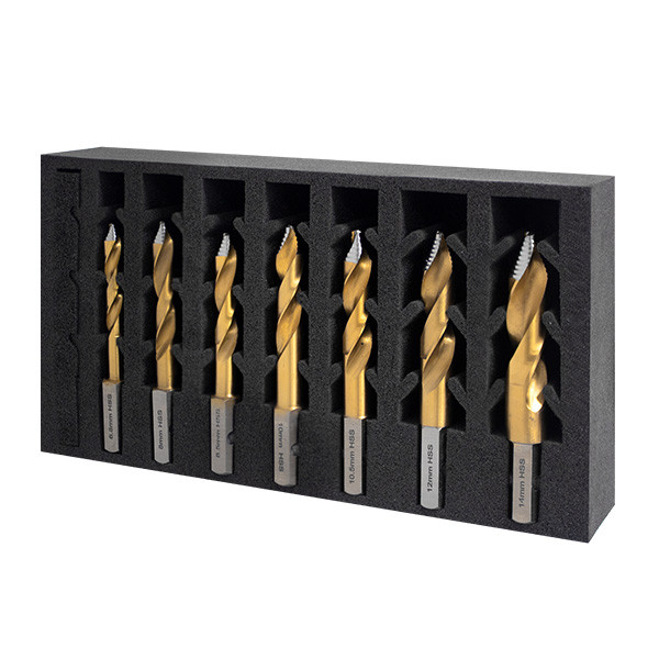 HMT VersaDrive TurboTip Impact Drill Bit InsertFoam Set 6